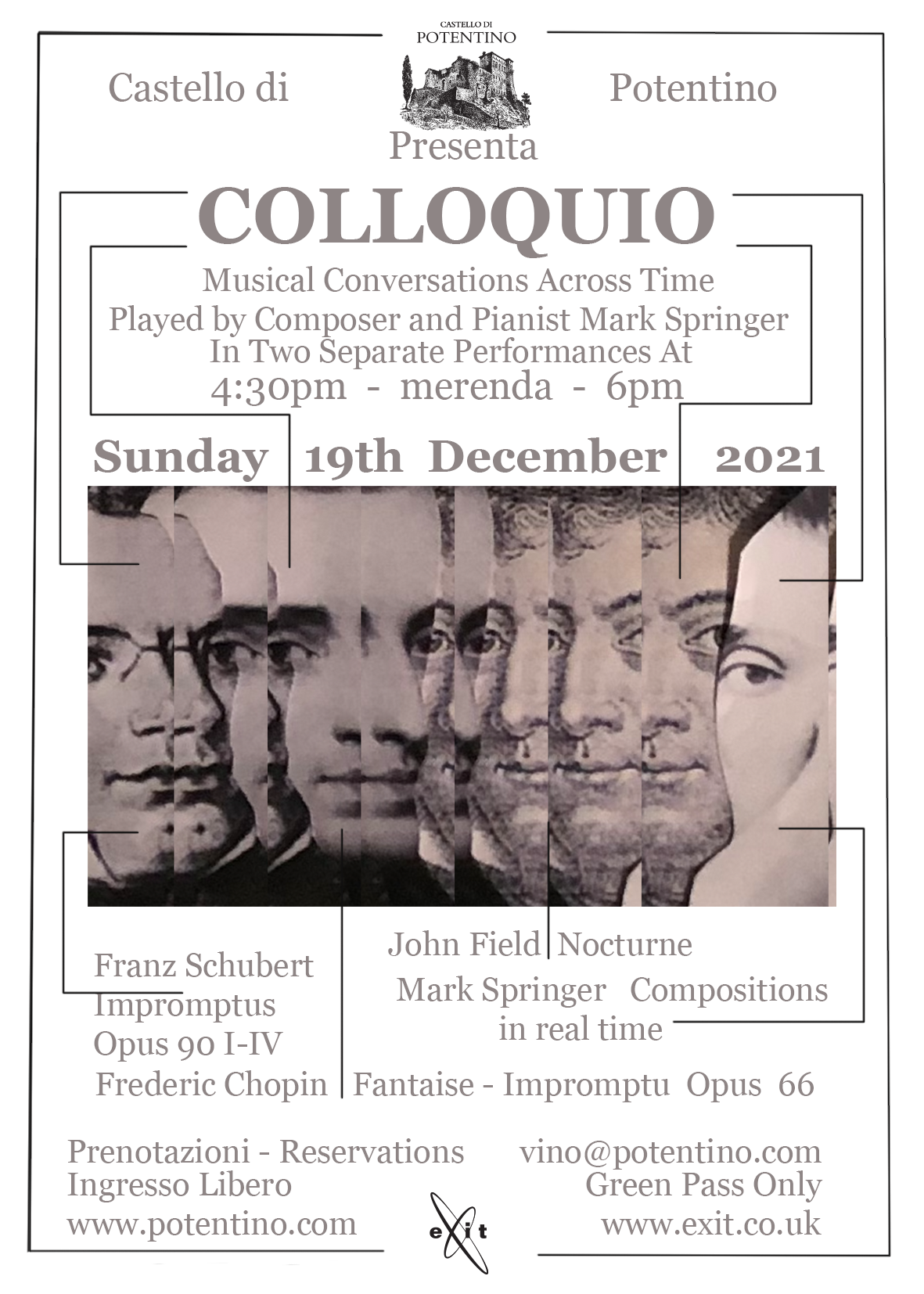 COLLOQUIO Piano Concert with Mark Springer (December 2021) – Castello ...